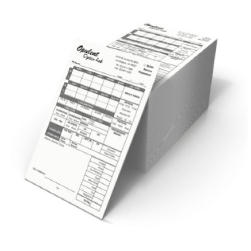 1000 NCR Forms 2 copies 1 color 8.5x11 85 Overnight Grafix